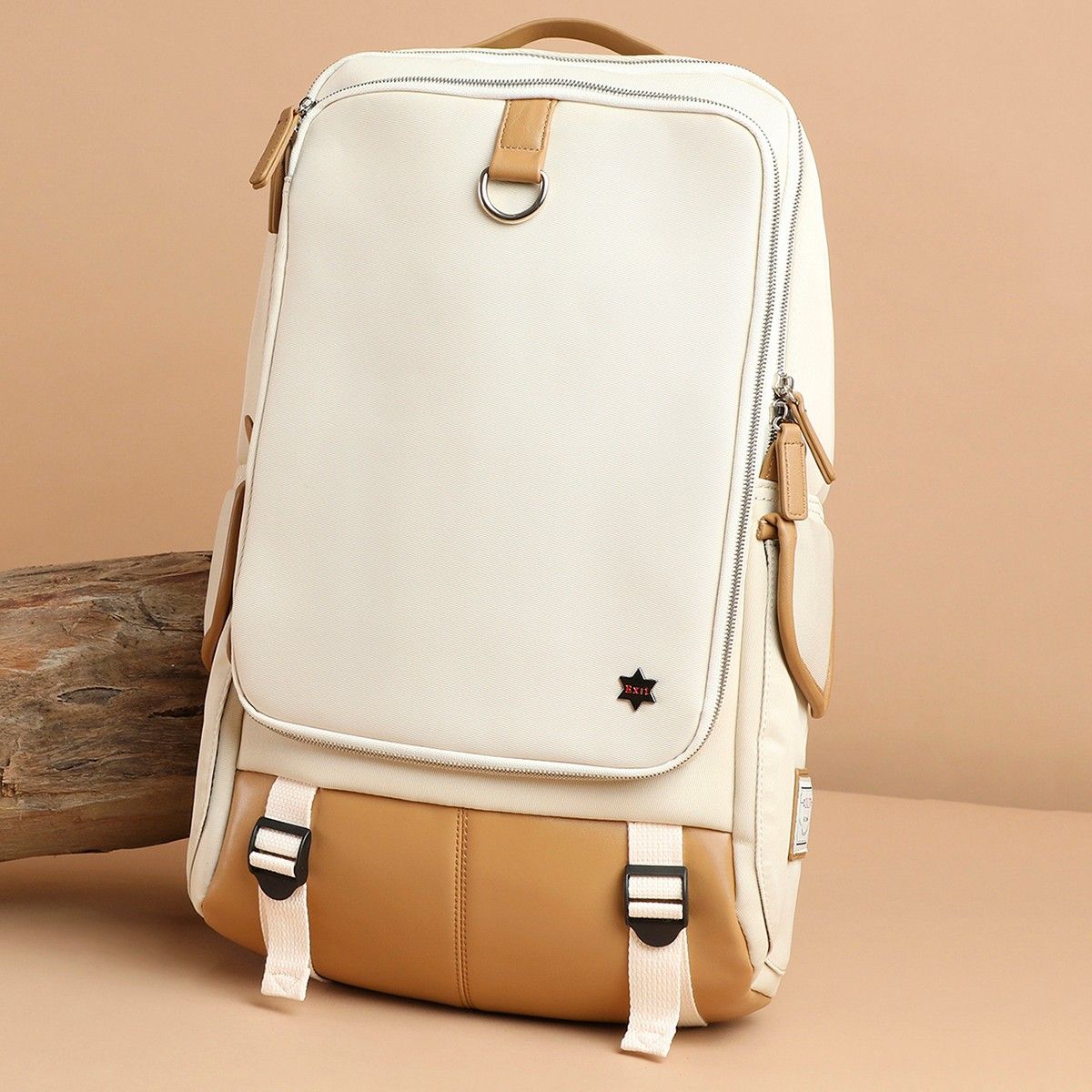 Buy Haute Sauce White Solid Backpack Online