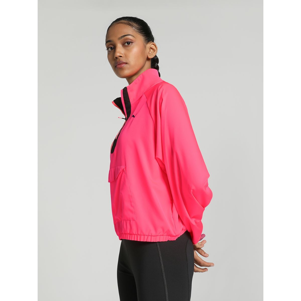 Buy Puma Hypernatural Woven 1/2 Zip Women Pink Jacket Online