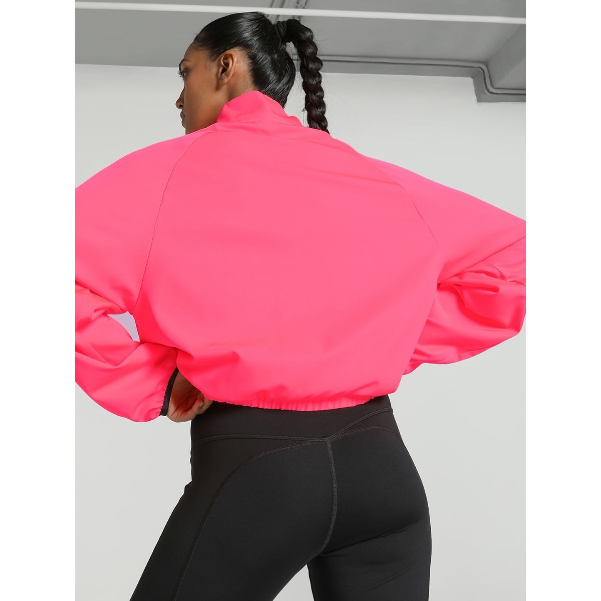 Buy Puma Hypernatural Woven 1/2 Zip Women Pink Jacket Online