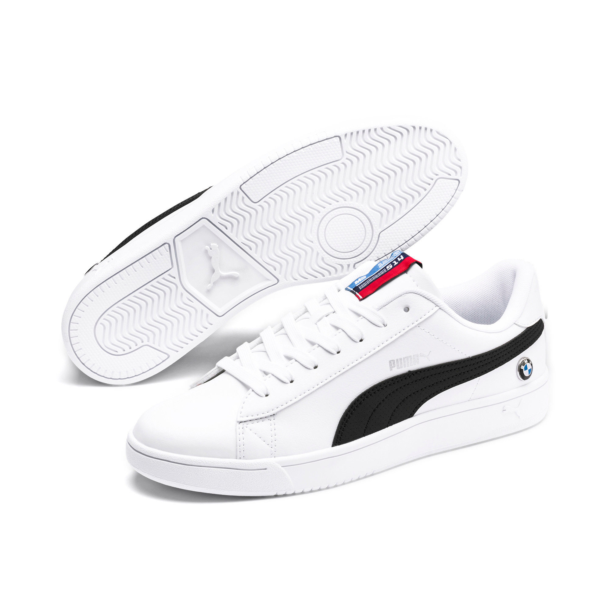 Buy Puma White BMW M Motorsport Court Breaker Unisex Sneakers Online