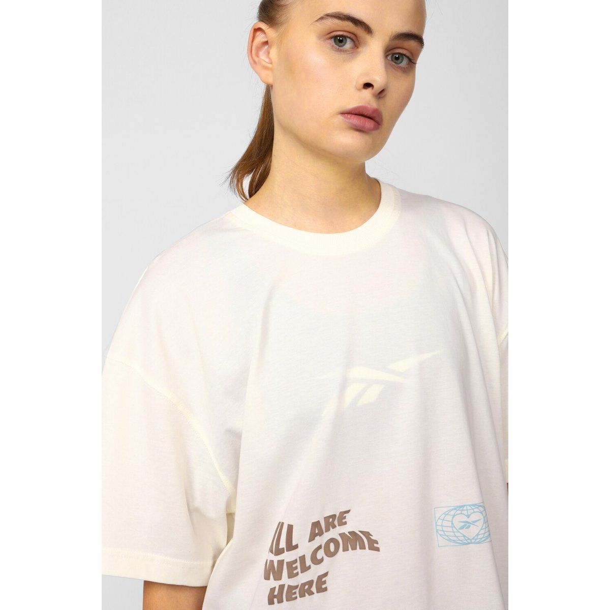 Buy Reebok Womens Cl Good Vibes Graph Chalk Online