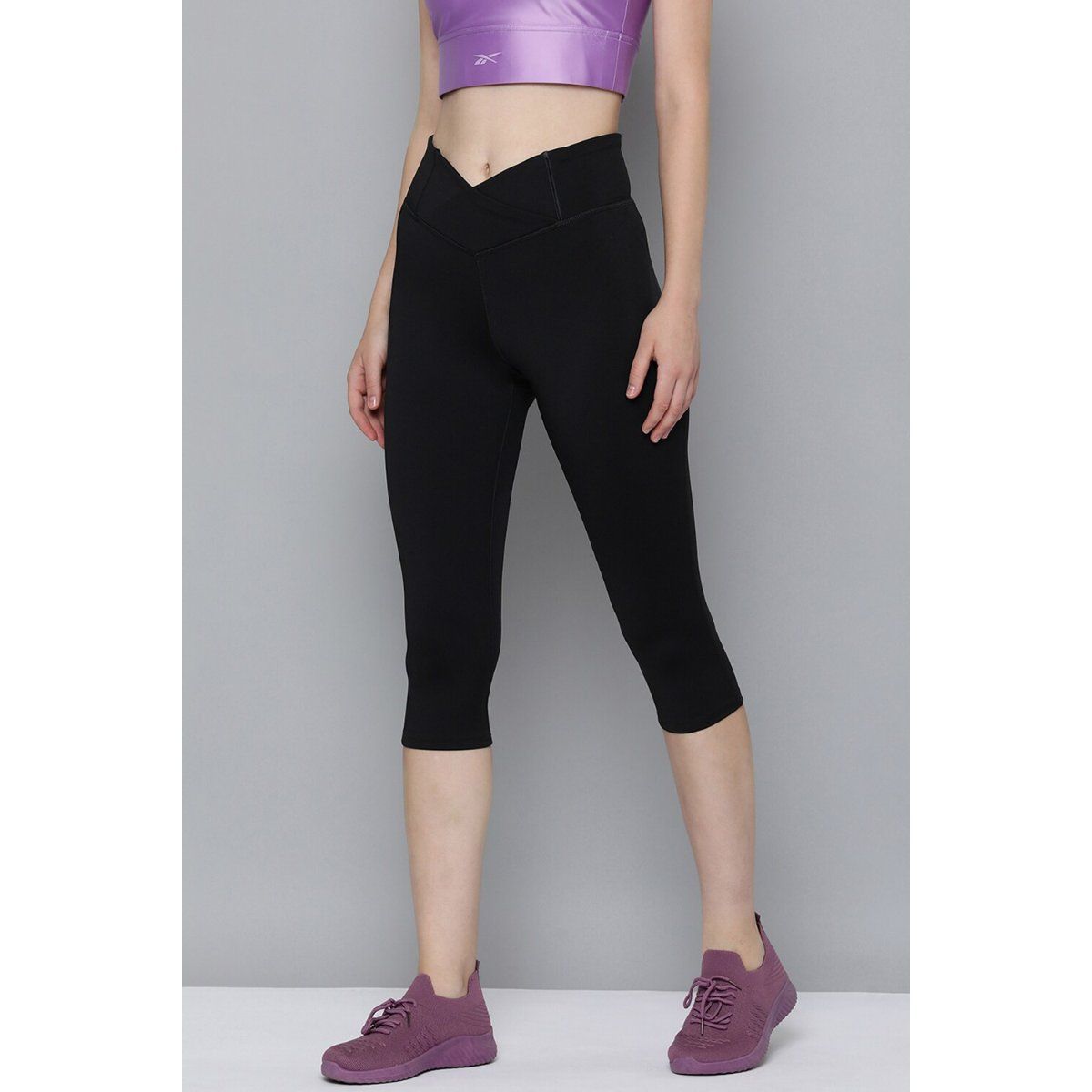 Buy Reebok Womens Pp Basic Capri Tight Online