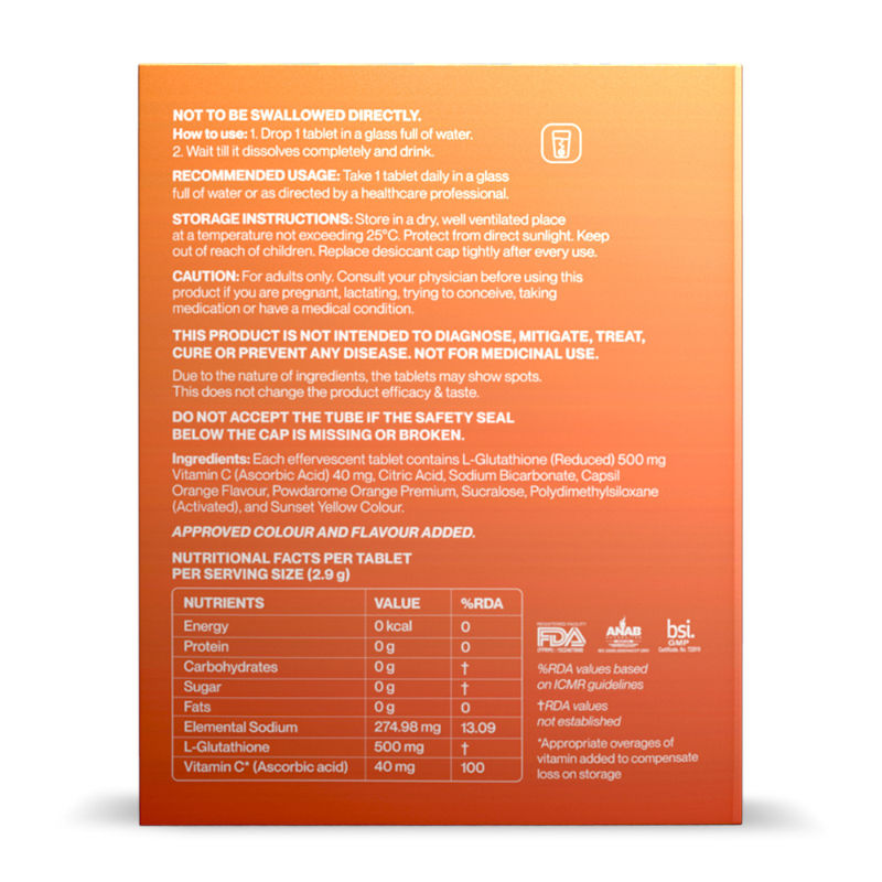 Setu Gluta Fizz Glutathione For Clear, Glowing Skin - Effervescent ...