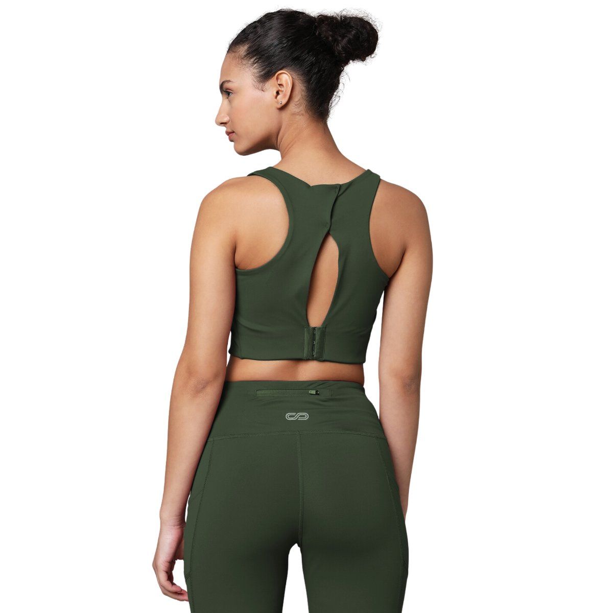 Buy Silvertraq High Impact Action Bra With Clasp Sage Online
