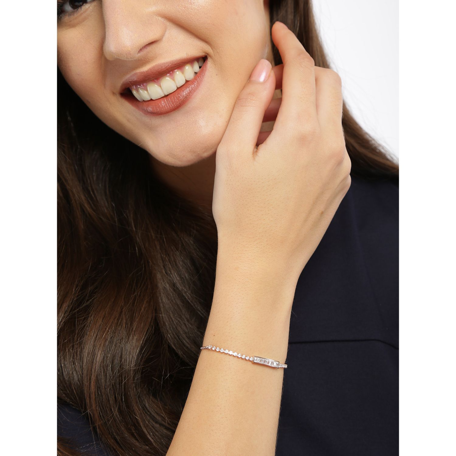 Tipsyfly The Eternal Bracelet Rose Gold Color Bracelet For Women: Buy ...