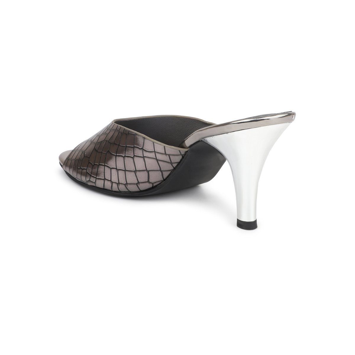 Buy Inc.5 Silver Wedding Spool Heels Online