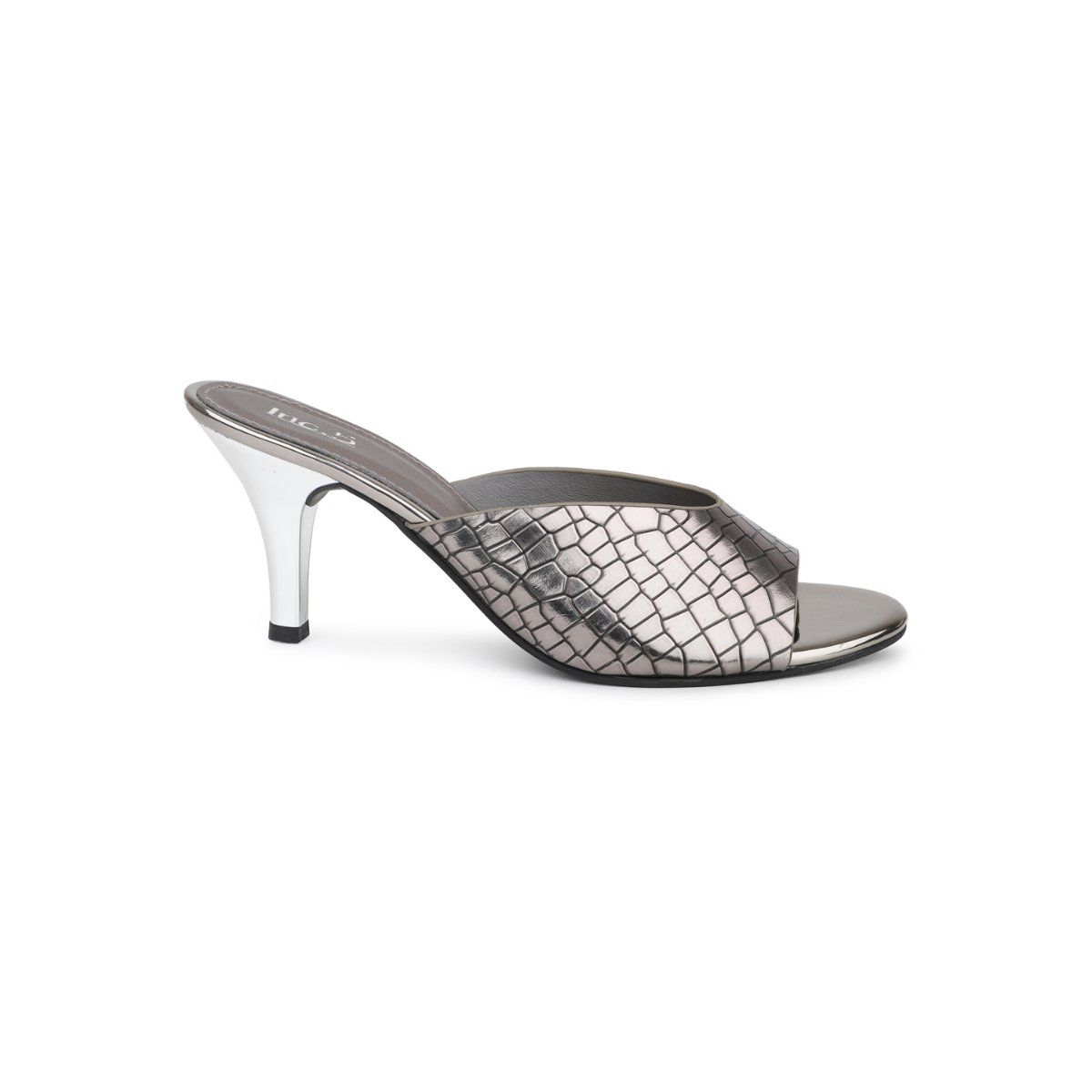 Buy Inc.5 Silver Wedding Spool Heels Online