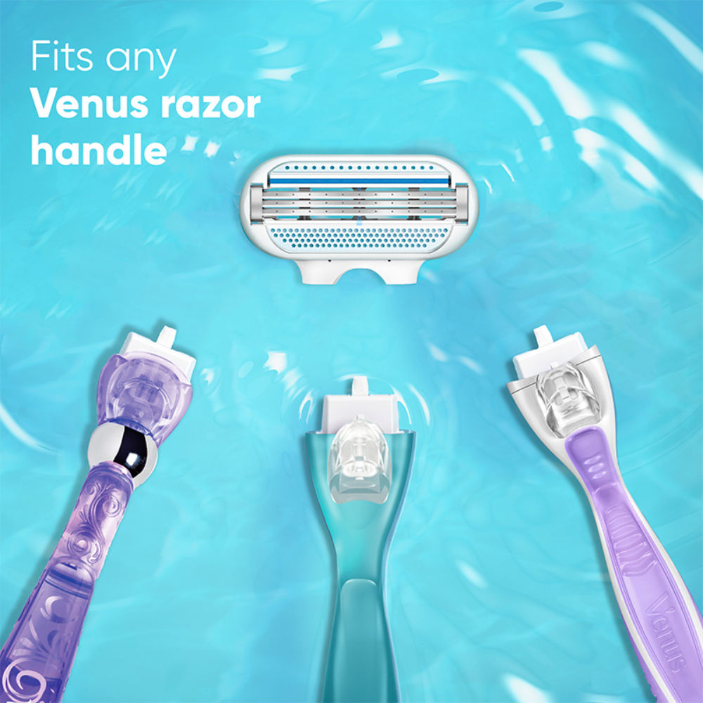 Gillette Venus Smooth Women Hair Removal Razor Blades Aloe Vera ...