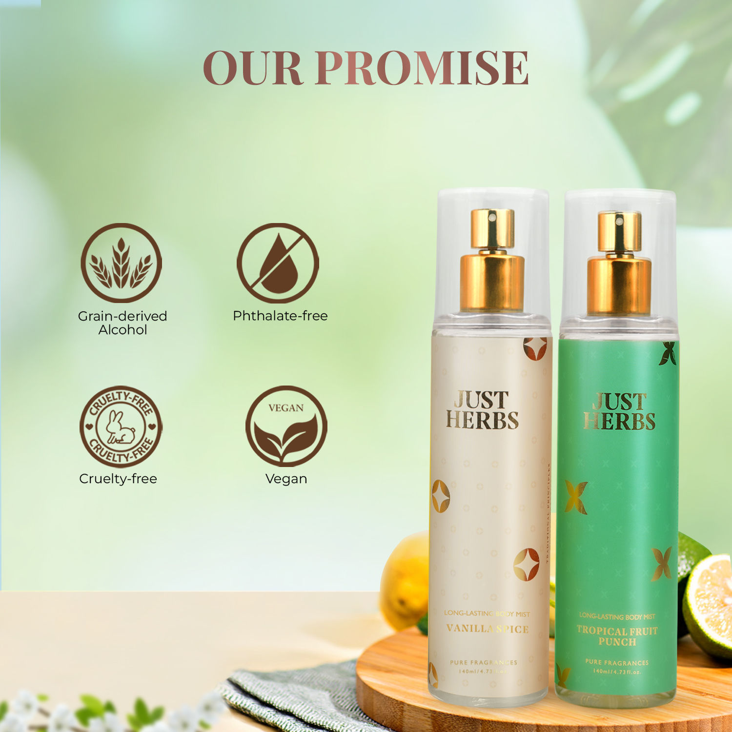 Buy Just Herbs Juicy Treat Set Long Lasting Mist Combo For Her Online