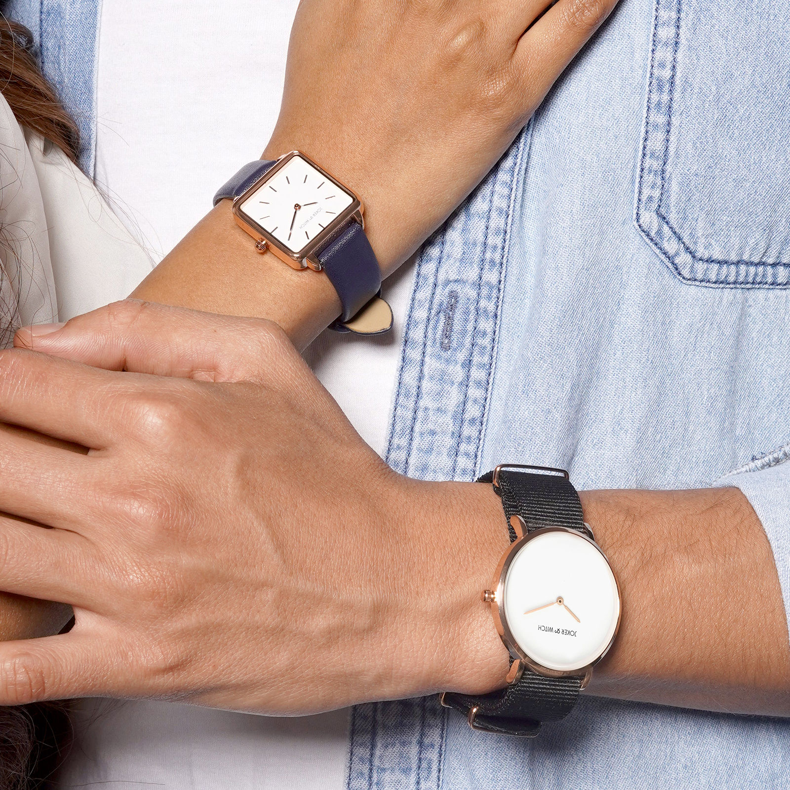 Joker & Witch David & Donna Couple Watches For Men & Women: Buy Joker ...