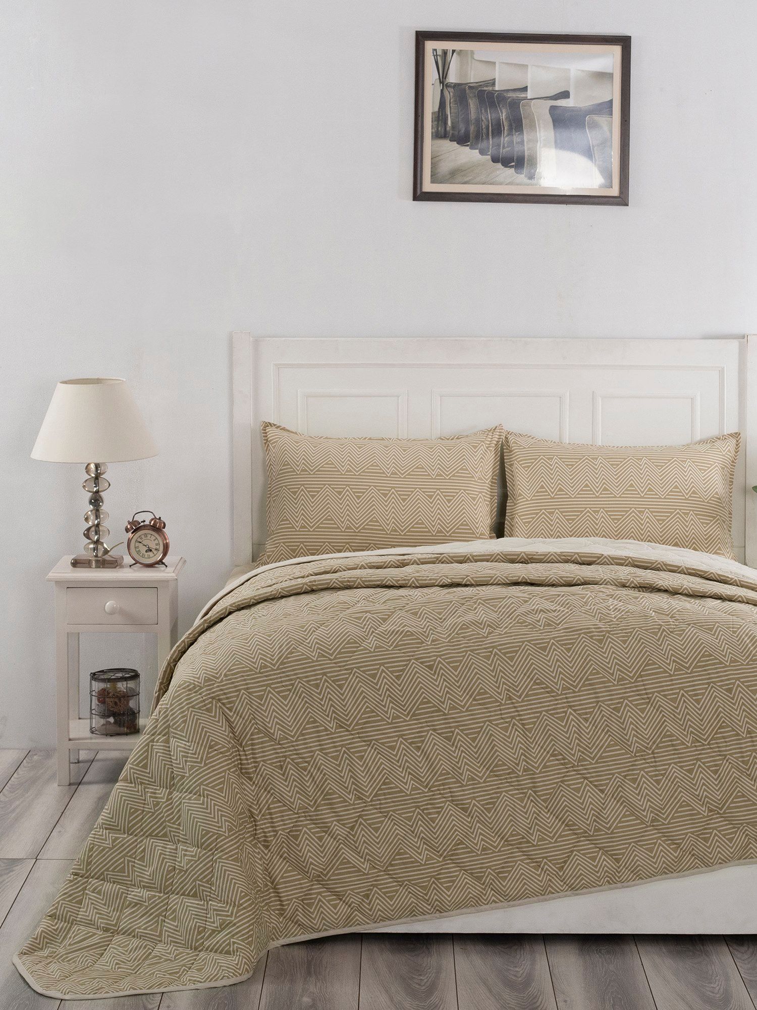 Inhouse by Maspar Glam Craze Neutral Jacquard 100GSM Cotton Double 4PC ... Inhouse by Maspar Glam Craze Neutral Jacquard 100GSM Cotton Double 4PC ...