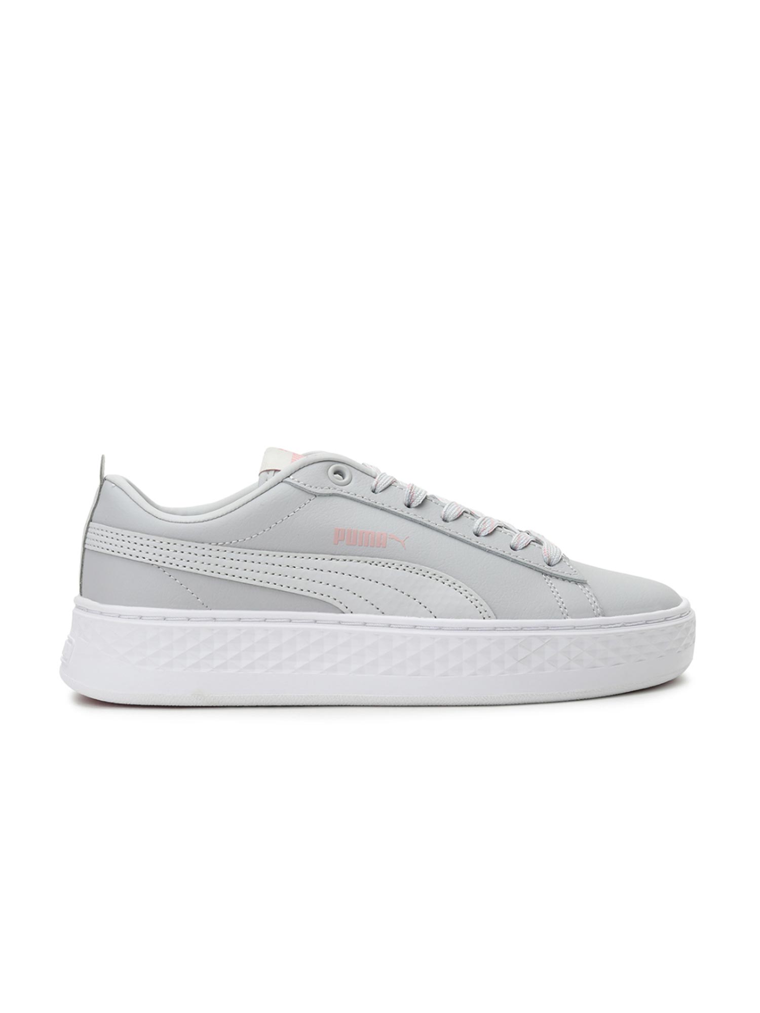 Buy Puma Smash Platform Polka Women Gray Sneakers Online