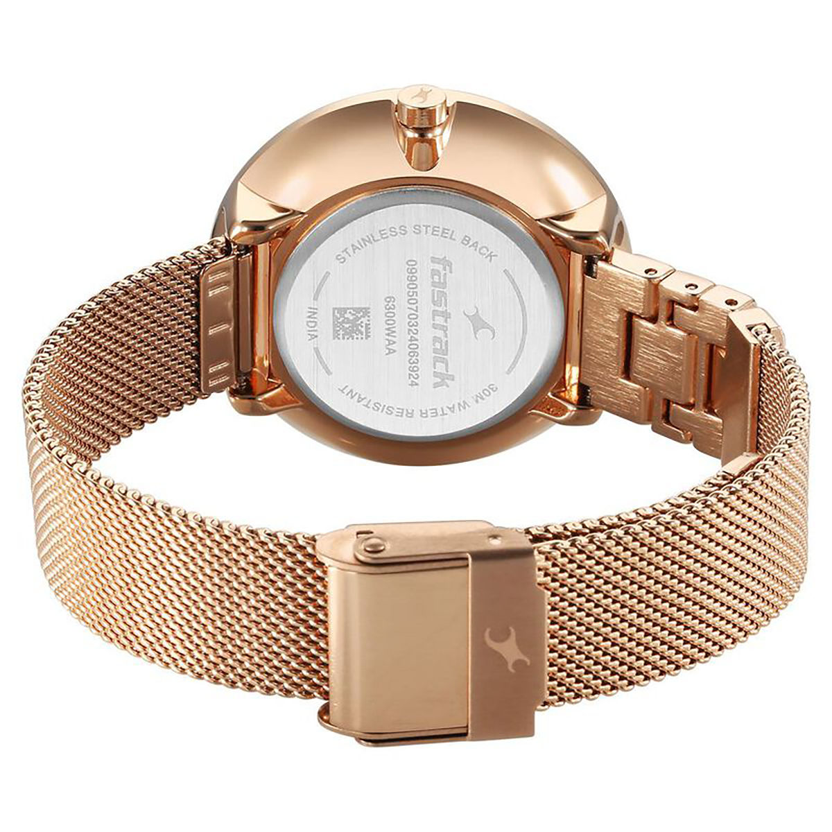 Buy Fastrack Women Green Round Dial Analog Watch - 6300WM02 Online