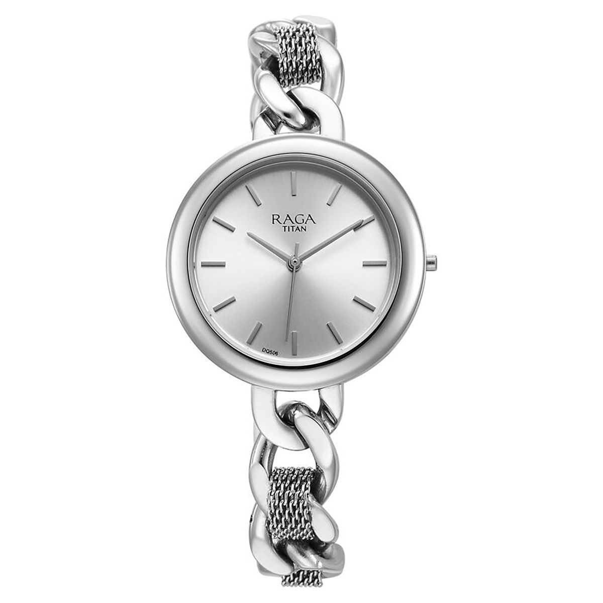 Buy Titan Women Silver Round Dial Analog Watch - 95265SM01 Online