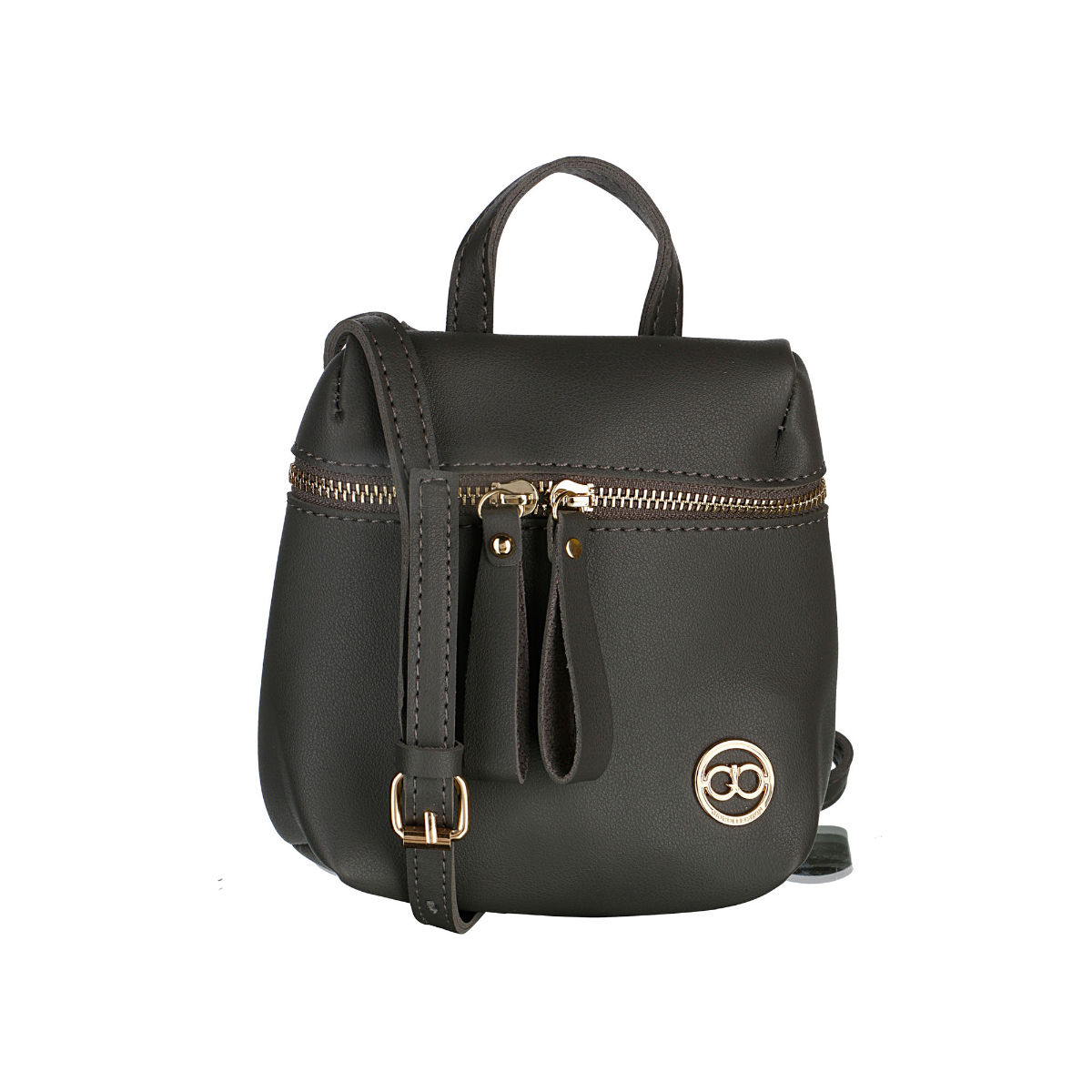 Buy Gio Collection Women's Grey Solid Backpack Online