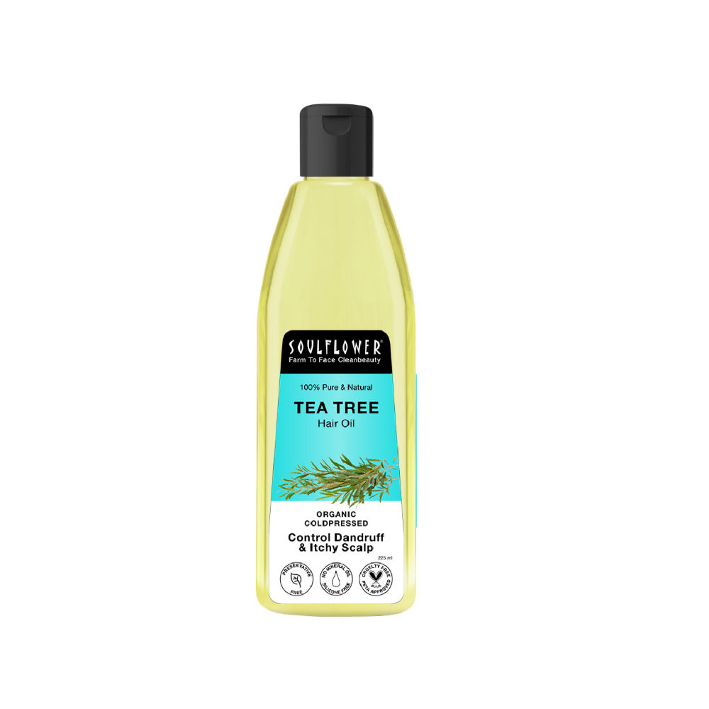 Buy Soulflower Tea Tree Hair Oil - For Scalp And Dandruff Care Online