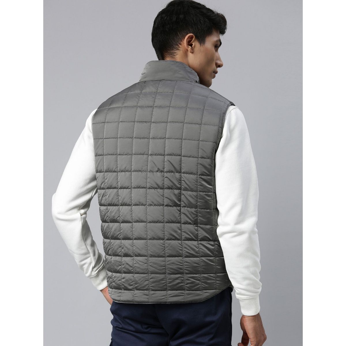 Buy RARE RABBIT Navy Blue Solid Jacket Online