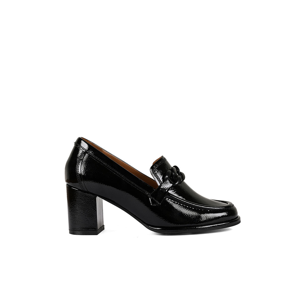 Buy Vanilla Moon Black Solid Plain Pumps Online