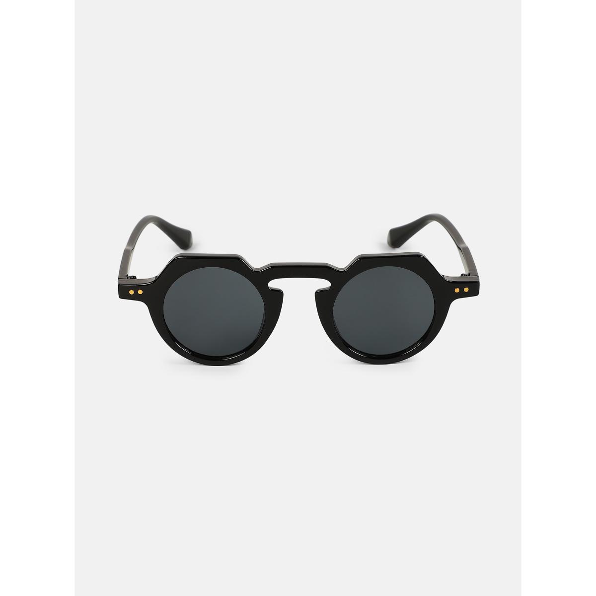 Buy Haute Sauce Women Round Black Lens Full Rim Sunglasses Online