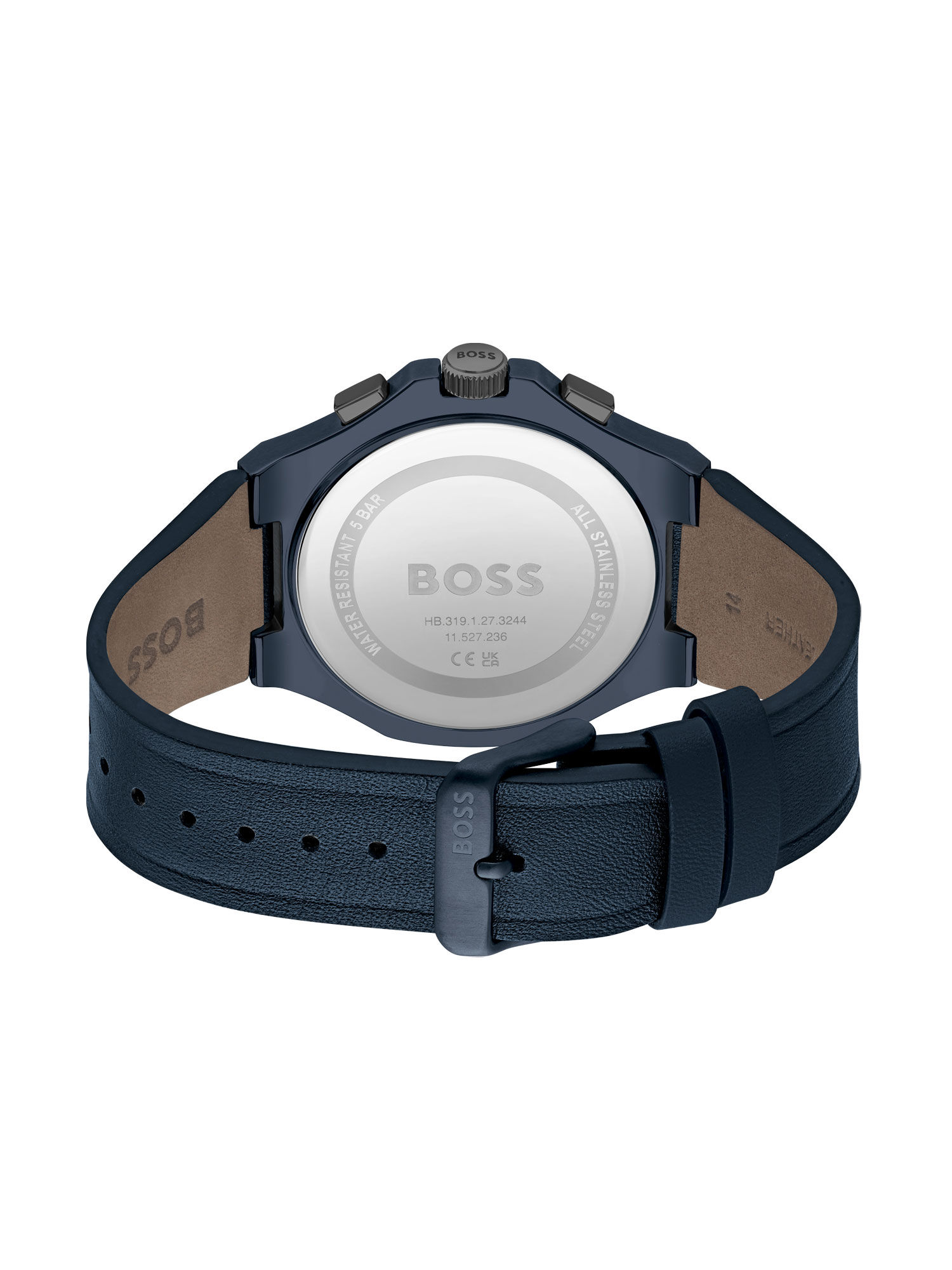 Buy Boss Taper Chronograph Black Octagon Dial Men Watch - 1514086 Online