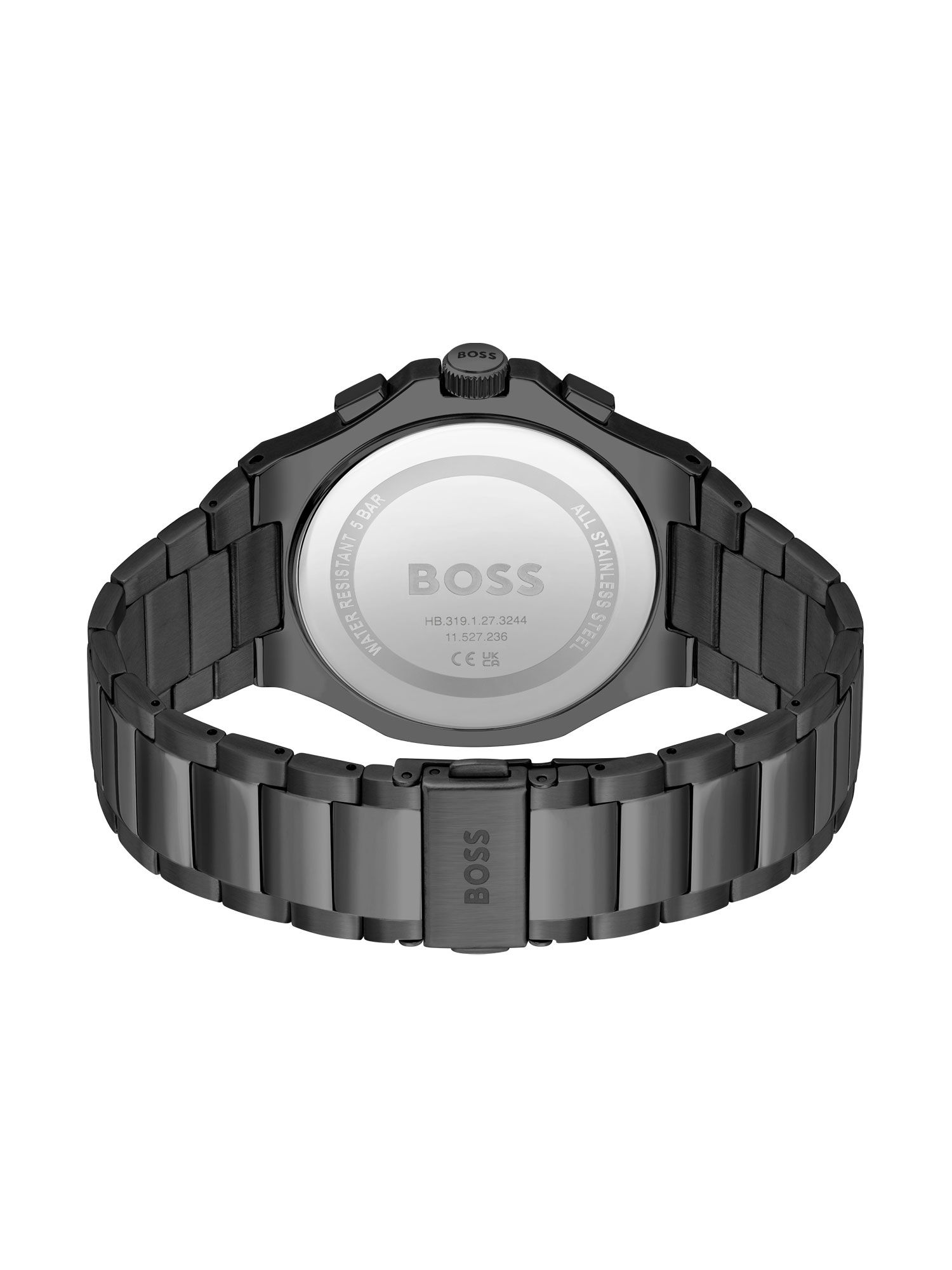 Buy Boss Taper Chronograph Black Octagon Dial Men Watch - 1514088 Online