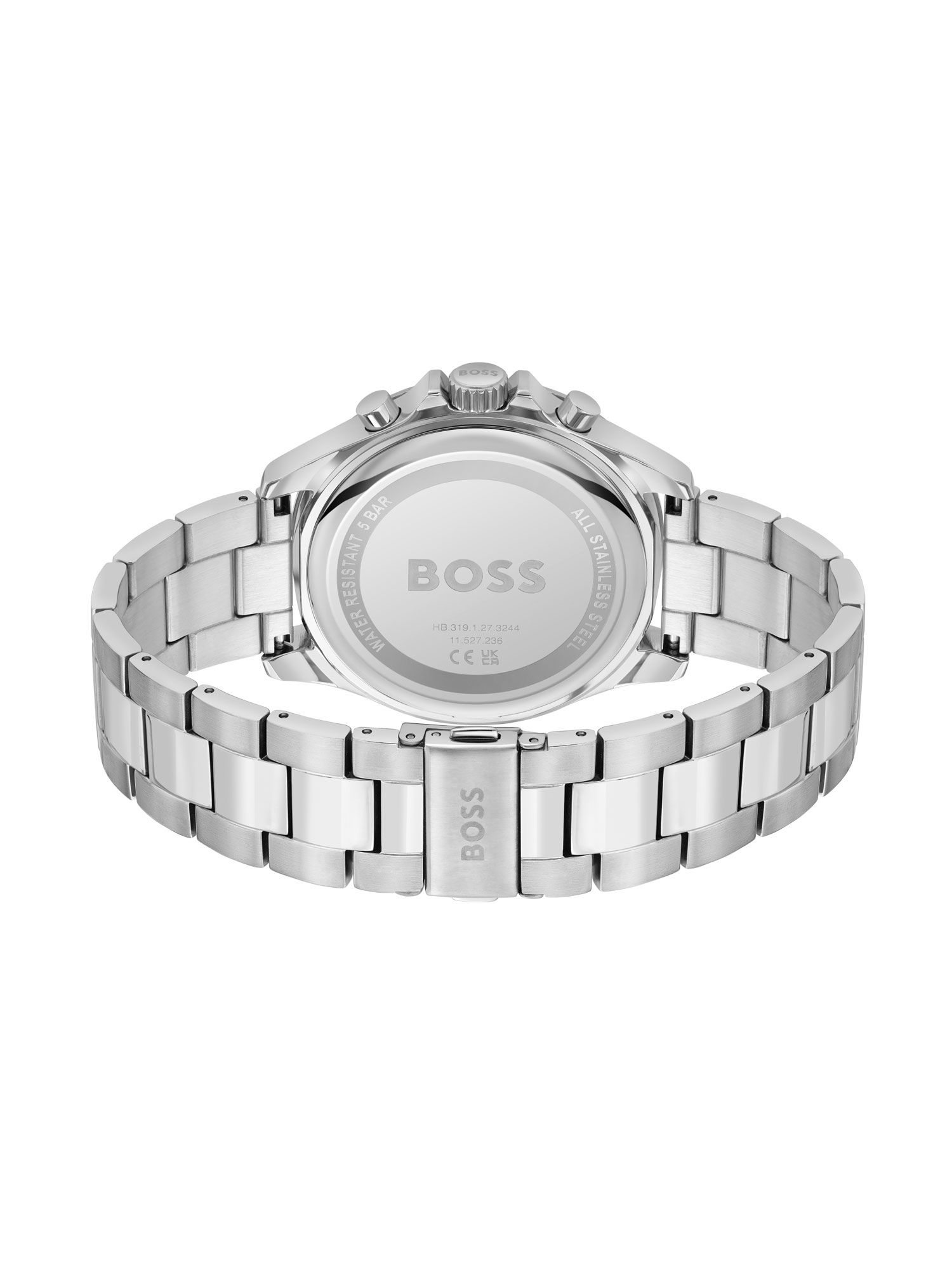 Buy Boss Troper Chronograph Black Round Dial Men Watch - 1514108 Online