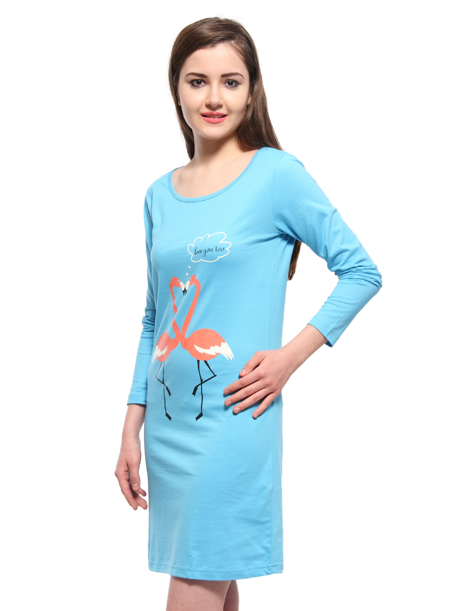 Buy Slumber Jill Sky Love you too Sleepshirt Online