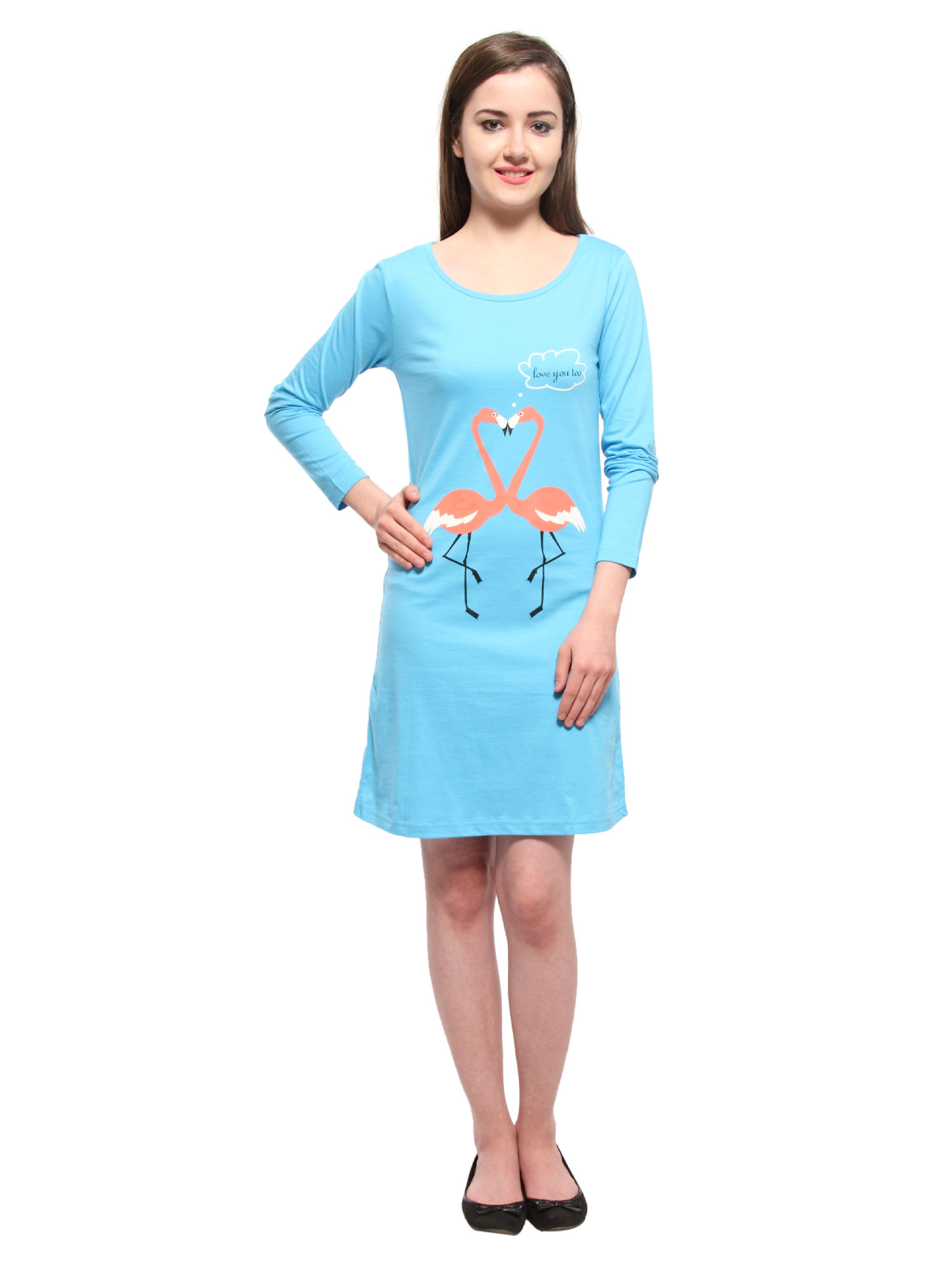 Buy Slumber Jill Sky Love you too Sleepshirt Online