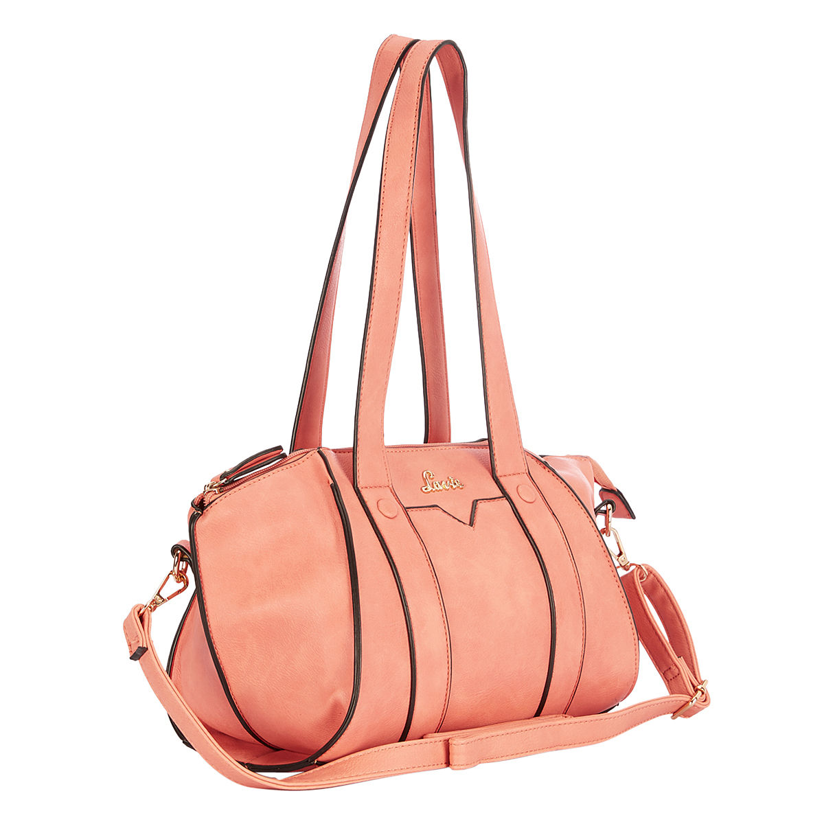 Lavie Peach Hispaic Satchel Handbag 11: Buy Lavie Peach Hispaic Satchel ...
