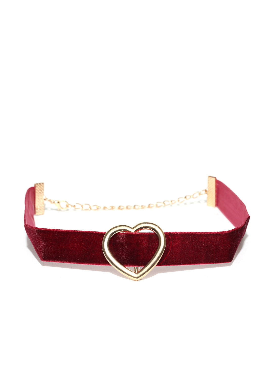 Buy Jewels Galaxy Maroon Handcrafted Choker Necklace Online