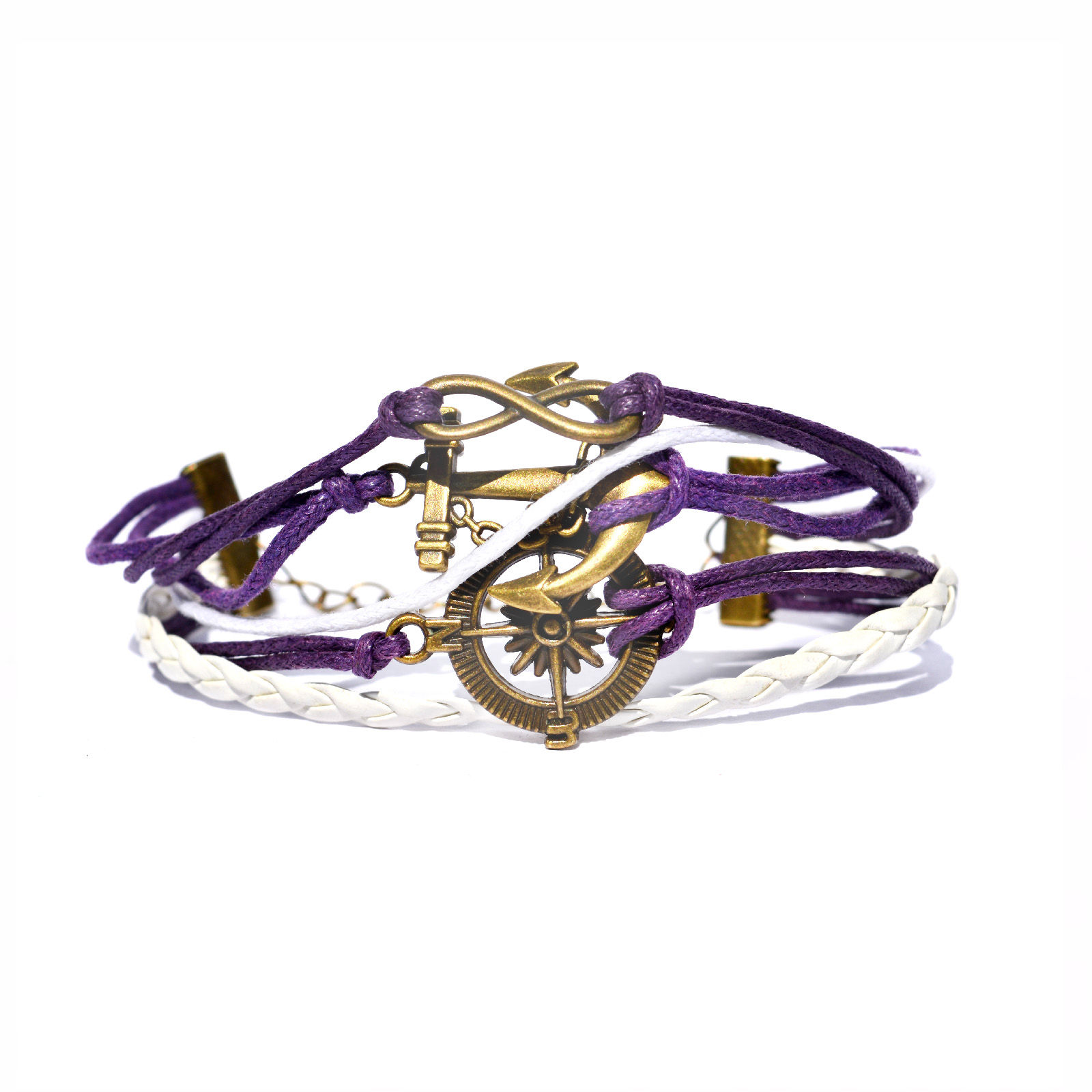 Buy Joker & Witch Nautical Purple Bracelet Online