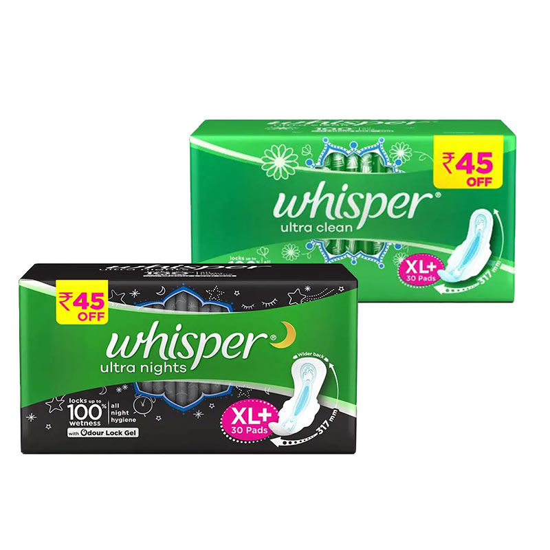 Whisper Day & Night Combo Pack: Buy Whisper Day & Night Combo Pack ...