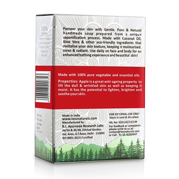 Buy Lass Naturals Red Apple Soap Online