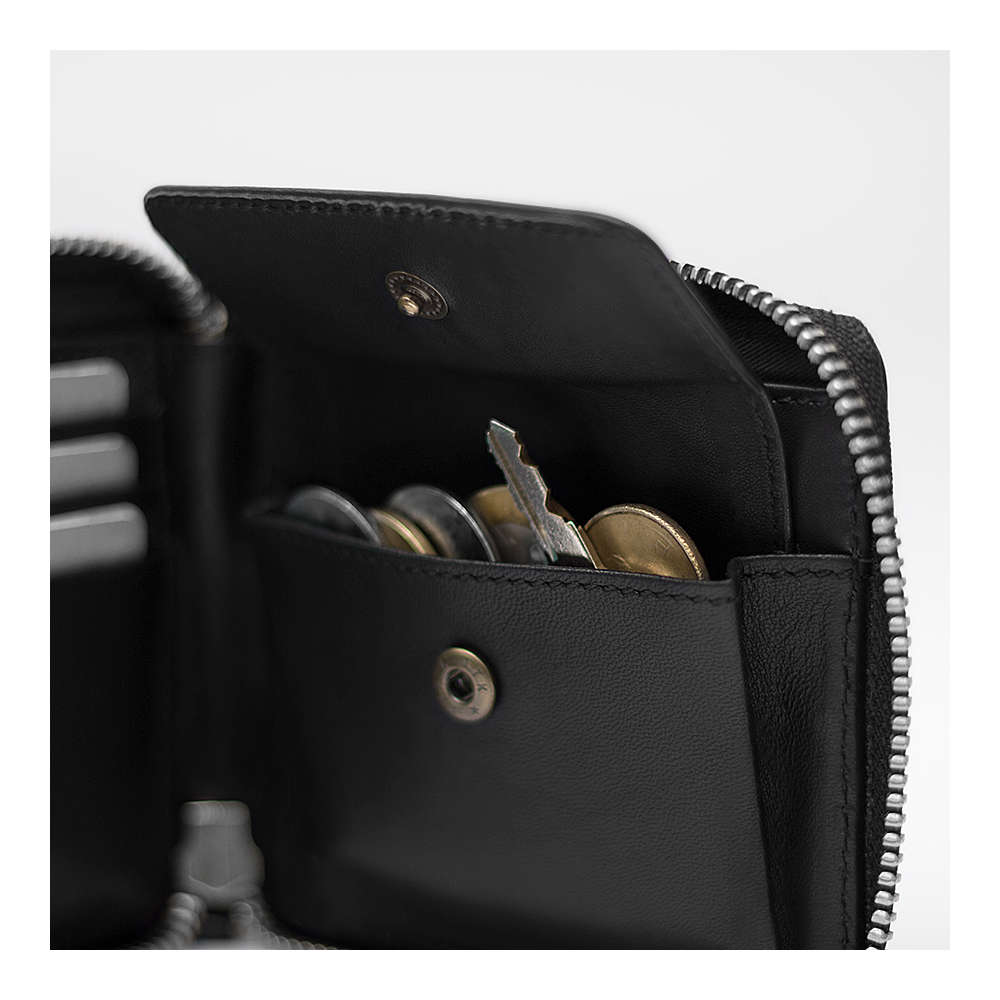 DailyObjects Silver Metallic Zip Wallet: Buy DailyObjects Silver ...