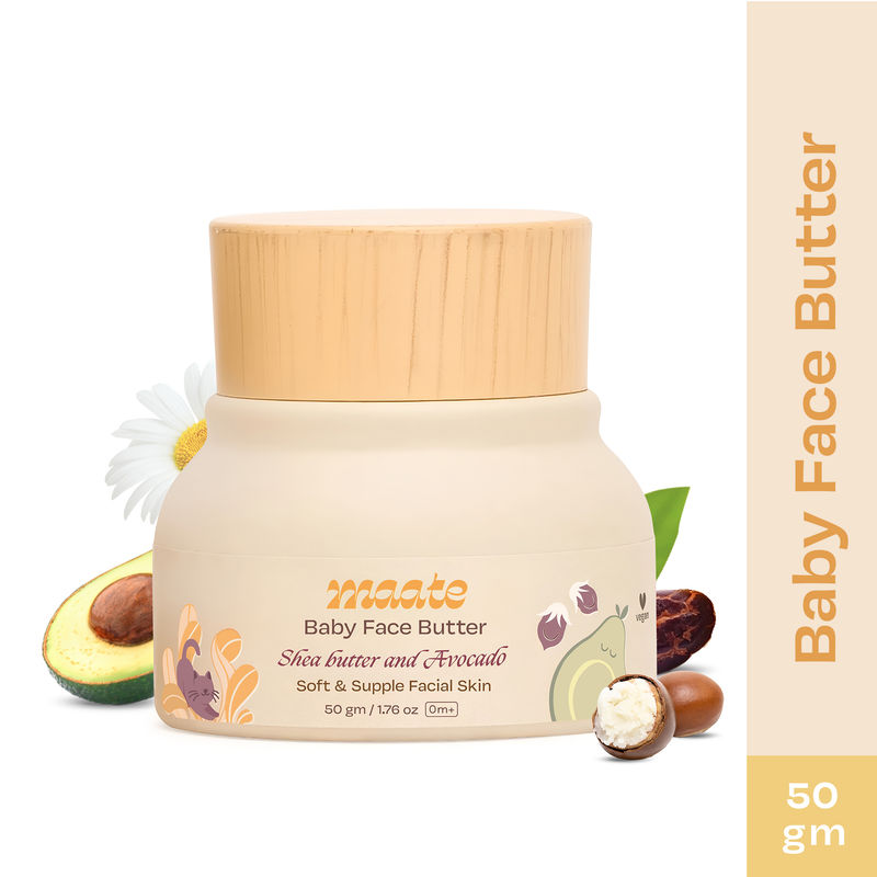 Buy Maate Baby Face Butter Cream Moisturizer with Avocado & Shea Butter ...