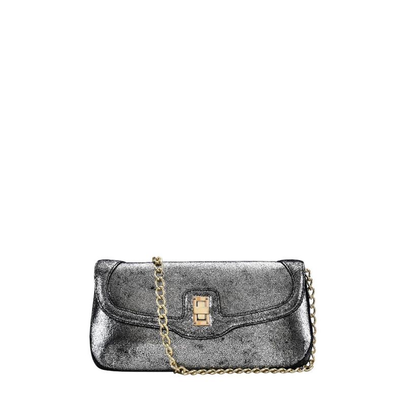 Buy Eske Elsa Clutch Shoulder Bag,Silver Online
