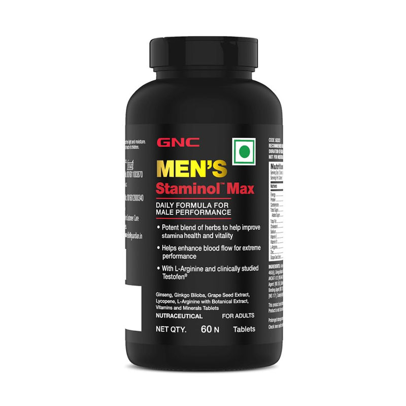Buy GNC Men's Staminol Max Tablets Online
