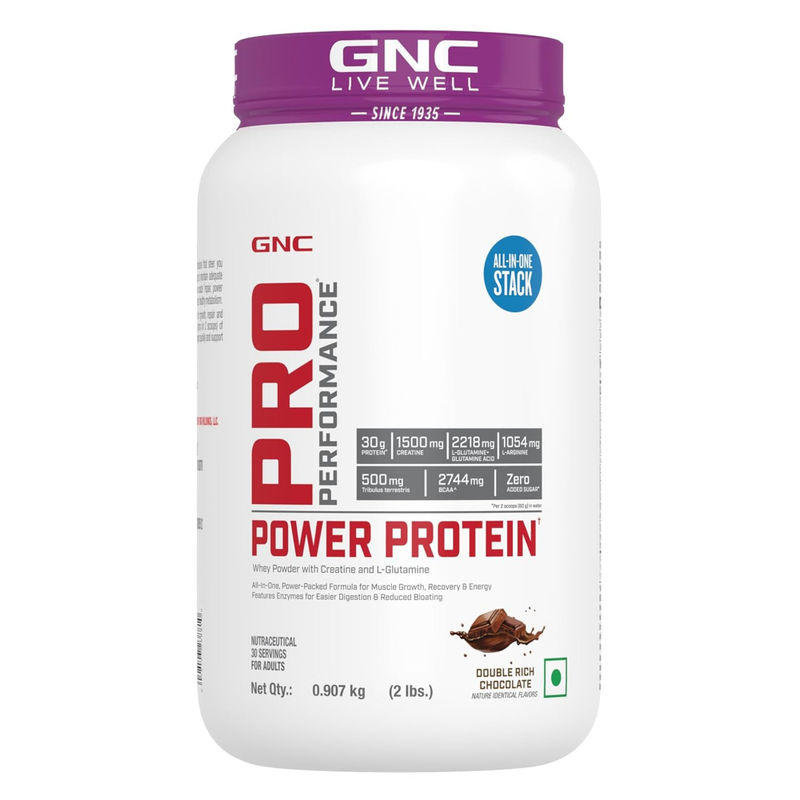 Buy GNC Pro Performance Power Protein Powder - Double Rich Chocolate Online