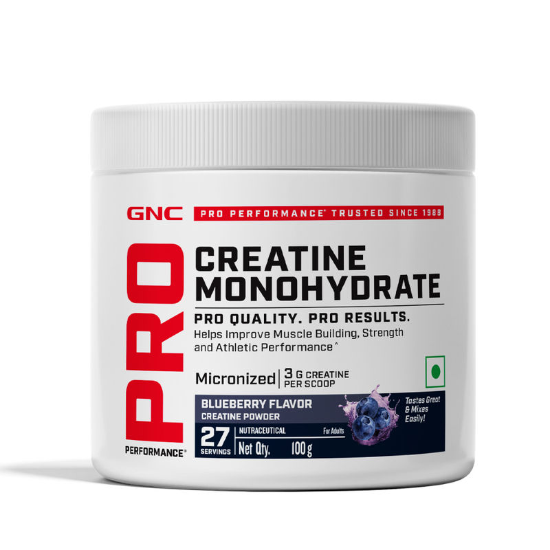 Buy GNC Pro Performance Creatine Monohydrate Powder - Blueberry Online