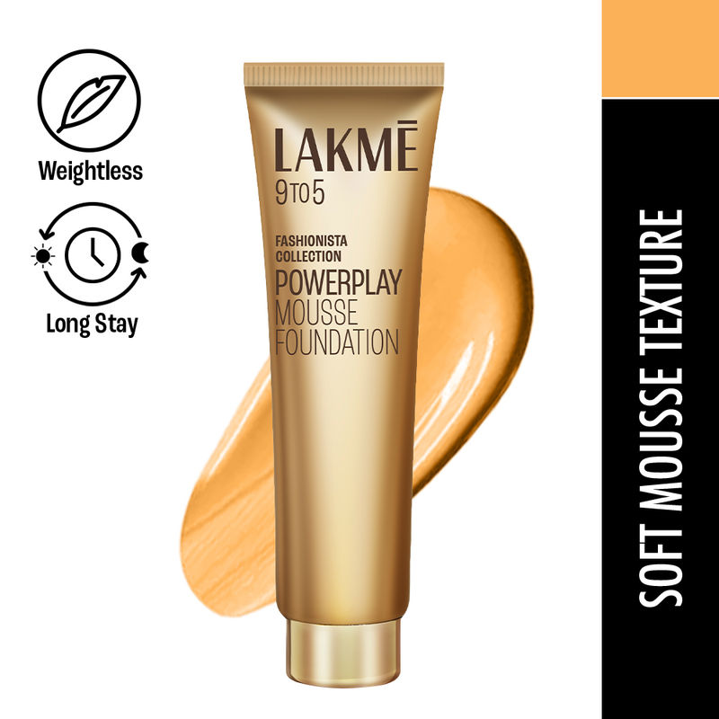 Buy Lakme 9 To 5 Powerplay Mousse Foundation Online