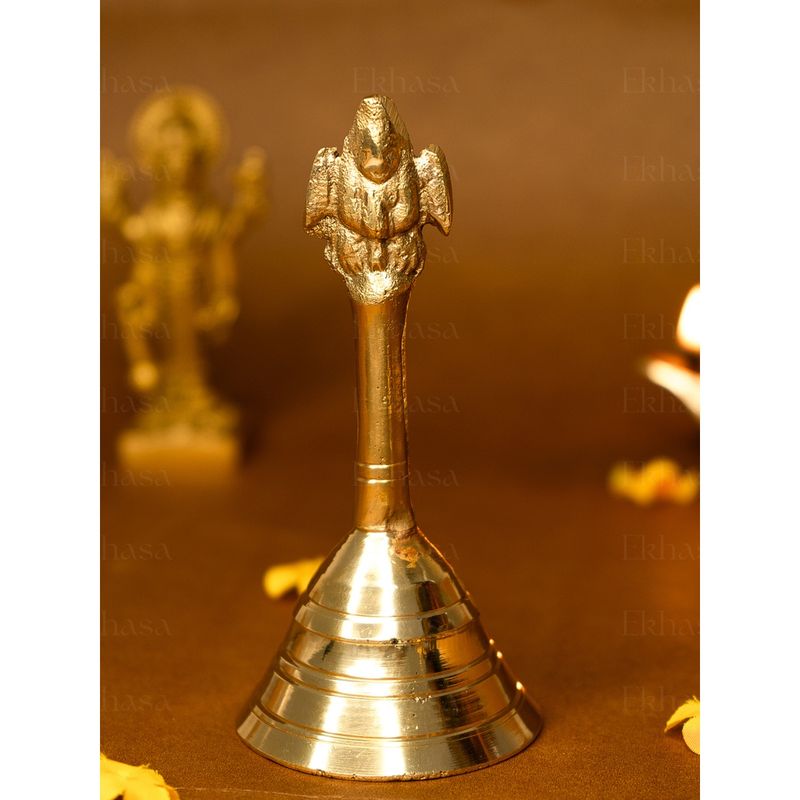 Buy Ekhasa 100% Pure Brass Garuda Ghanti for Pooja Online