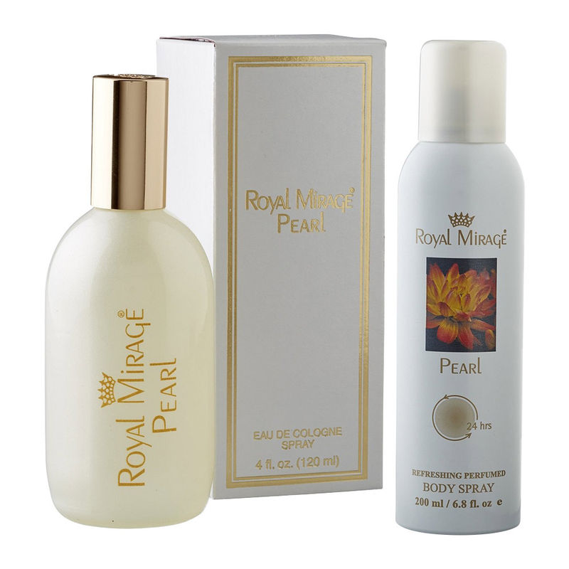 Buy Royal Mirage Pearl Cologne Spary & Pearl Deododrant - Pack Of 2 Online