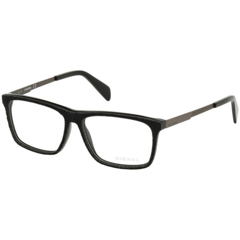 Buy Diesel Black Acetate Eyeglass Frames DL5153 55 001 (55) Online