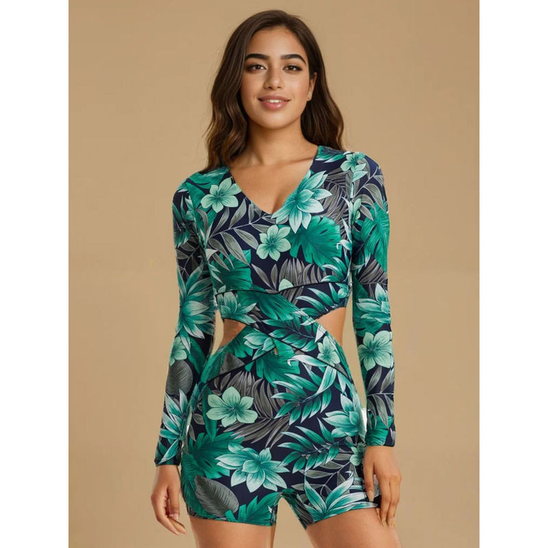 Buy WomanLikeU Printed One Piece Swimwear Online