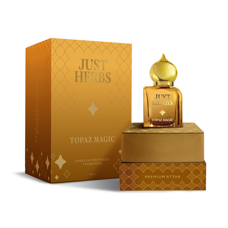 Buy Just Herbs Handcrafted Long Lasting Topaz Magic Premium Attar Online