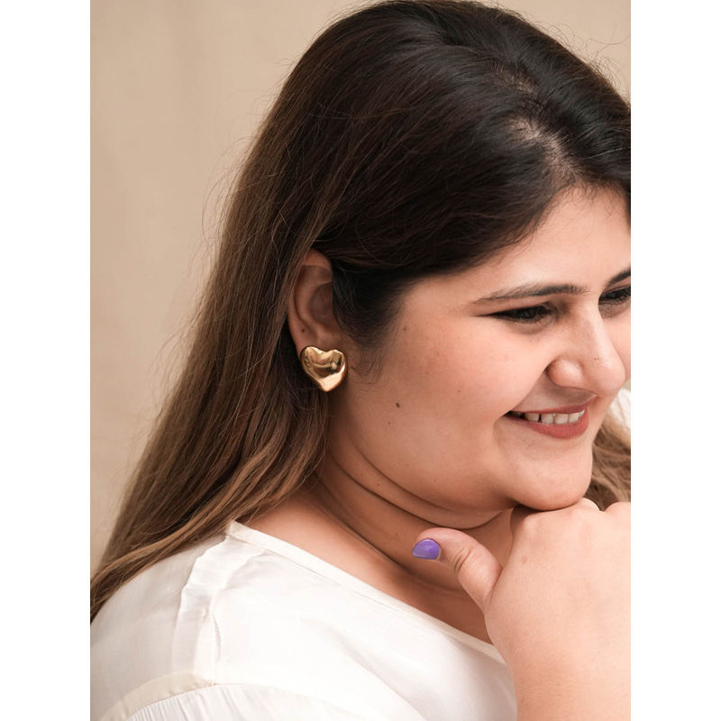 Buy Ethnic Andaz Love Candy Studs-Gold Online