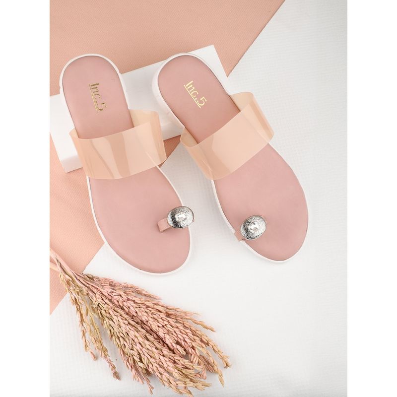 Buy Inc.5 Women Peach Casual Sandals Online