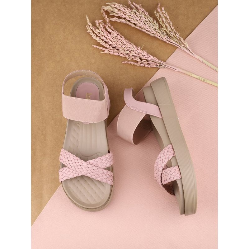 Buy Inc.5 Women Peach Casual Sandals Online