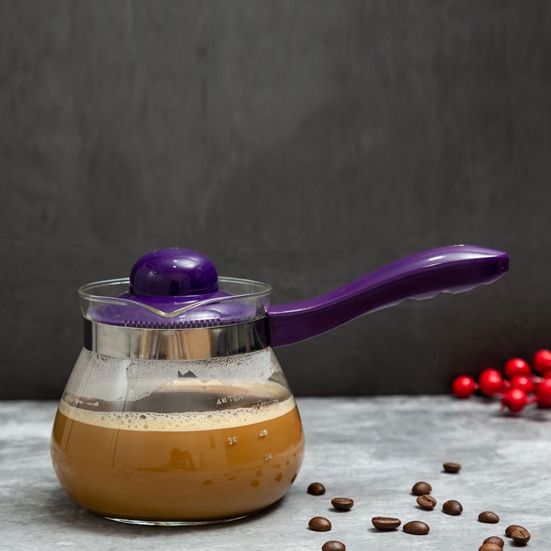 Buy EZ Life Borosilicate Pyrex Glass Tea Pot with Handle - Mix Color ...