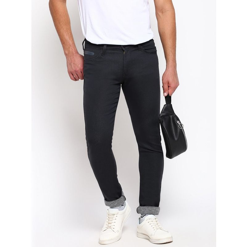 Buy Wrangler Men Vegas Black Rinse Skinny Fit Jeans Online
